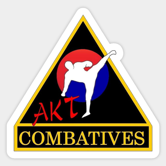 AKT Combatives Logo - Small Logo Left Chest - Combatives - Sticker | TeePublic